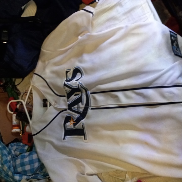 Majestic | Shirts | Mens L Signed Majestic Rays Jersey | Poshmark